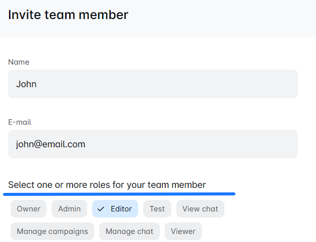 How to invite a team member – Coalead